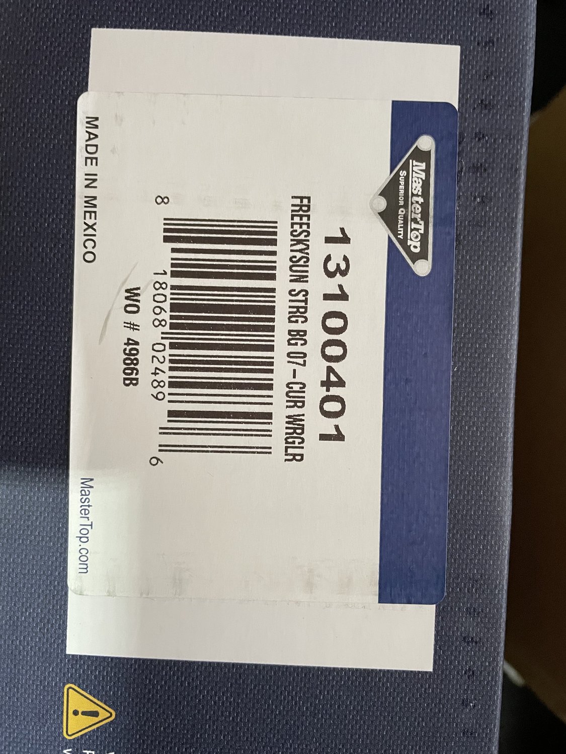 Mopar 52125175AD Rear Parking Brake Adapter for 07-18 Jeep Wrangler JK ...