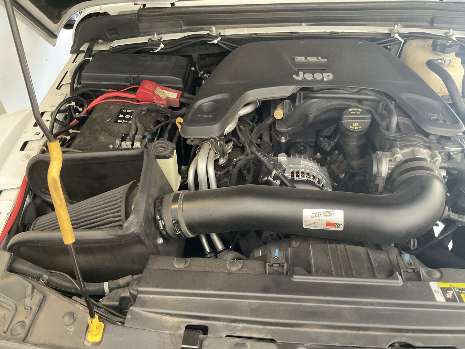 K&N 71-1576 Blackhawk Cold Air Intake System for 18-23 Jeep Wrangler JL ...