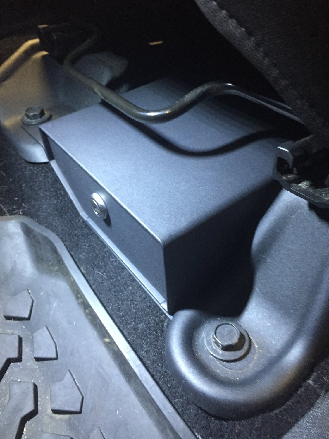 Bestop® 42640-01 Locking Under Seat Storage Box for Wrangler | Quadratec