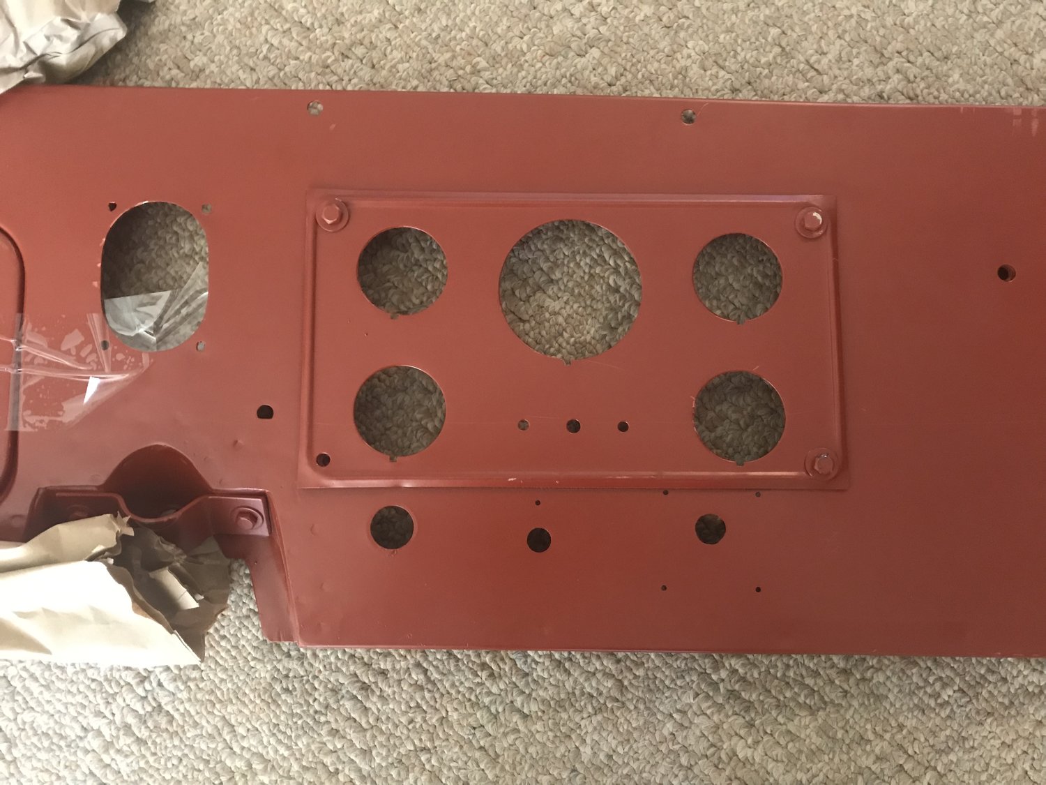 OMIX 13320.02 Steel Dash Panel for 52-57 Jeep M38-A1 | Quadratec