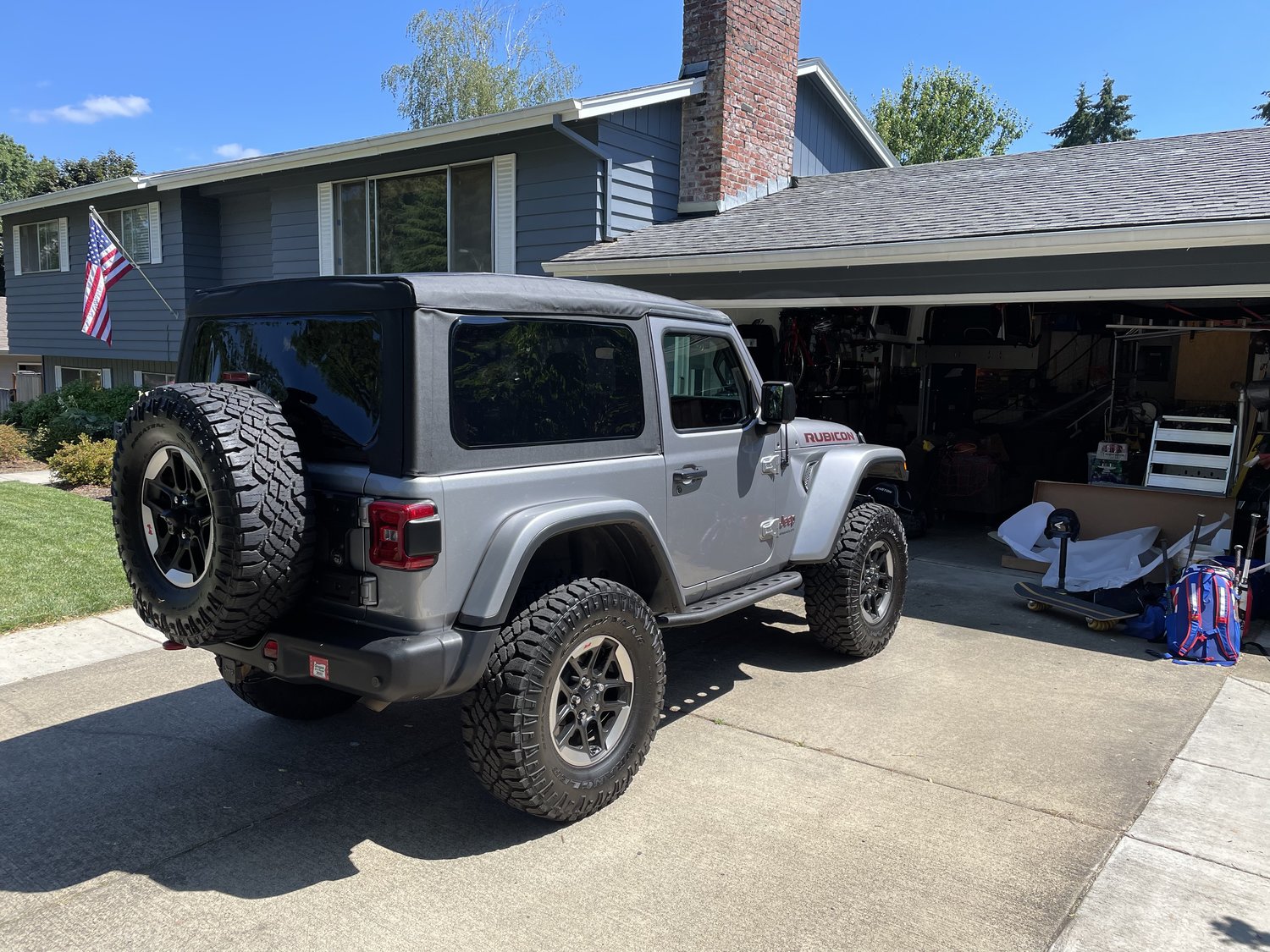 Mopar Sailcloth Soft Top Kit for 18-24 Jeep Wrangler JL 2-Door with ...