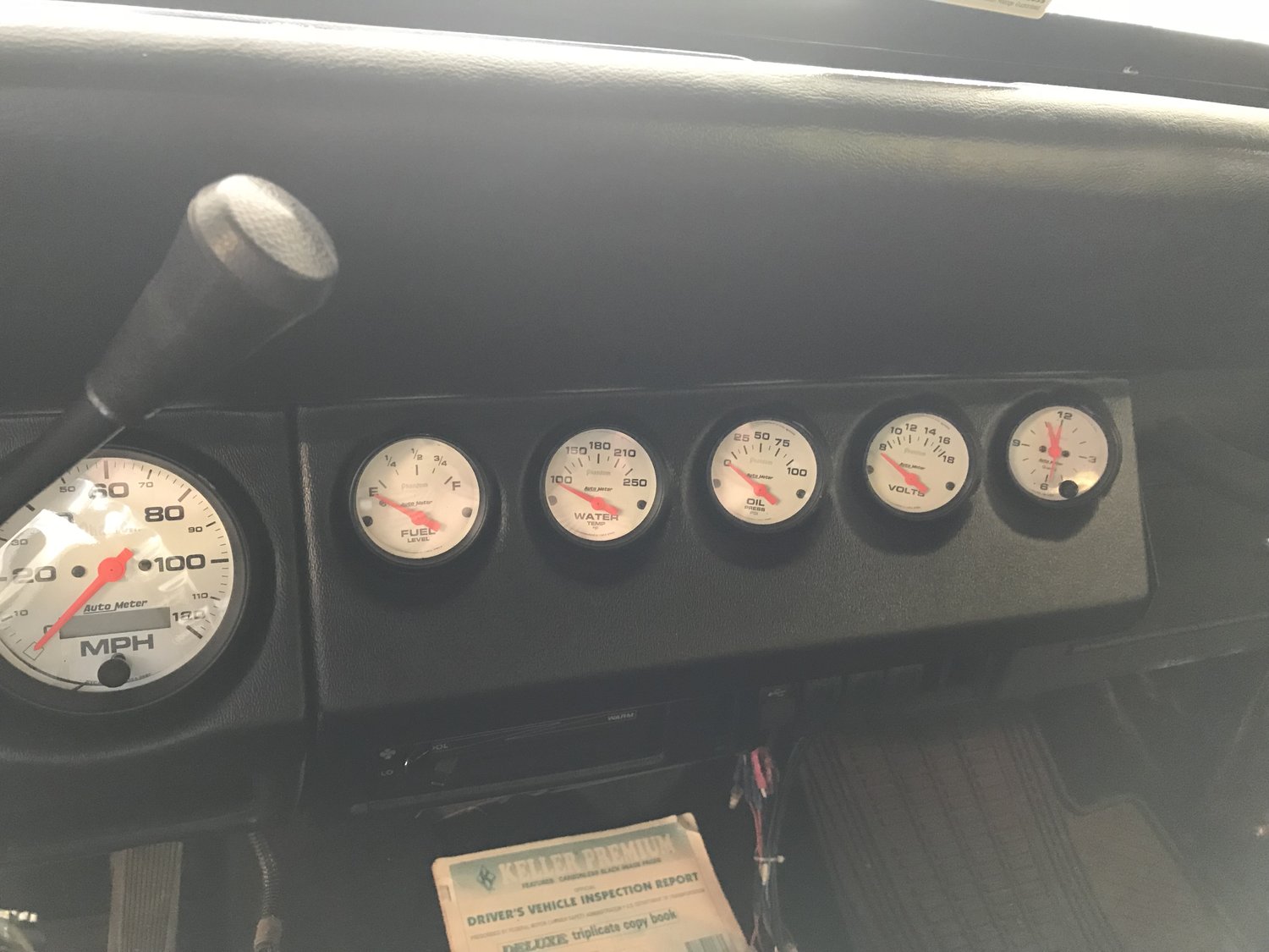 Auto Meter 5887 Phantom Series 3 3/8" Electronic Programmable Speedometer | Quadratec