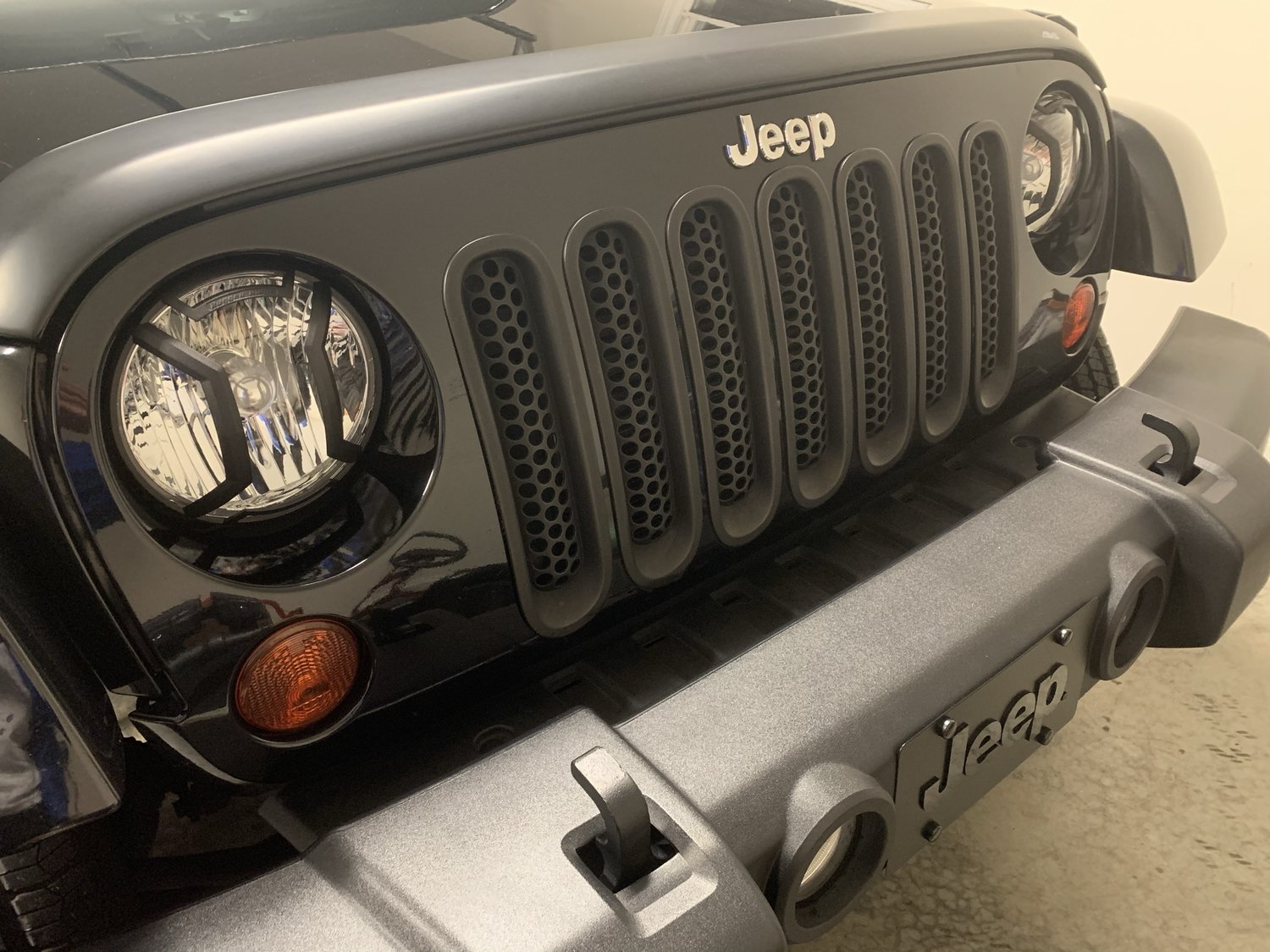 Rugged Ridge Elite Euro Headlight Guards for 07-18 Jeep Wrangler JK in ...