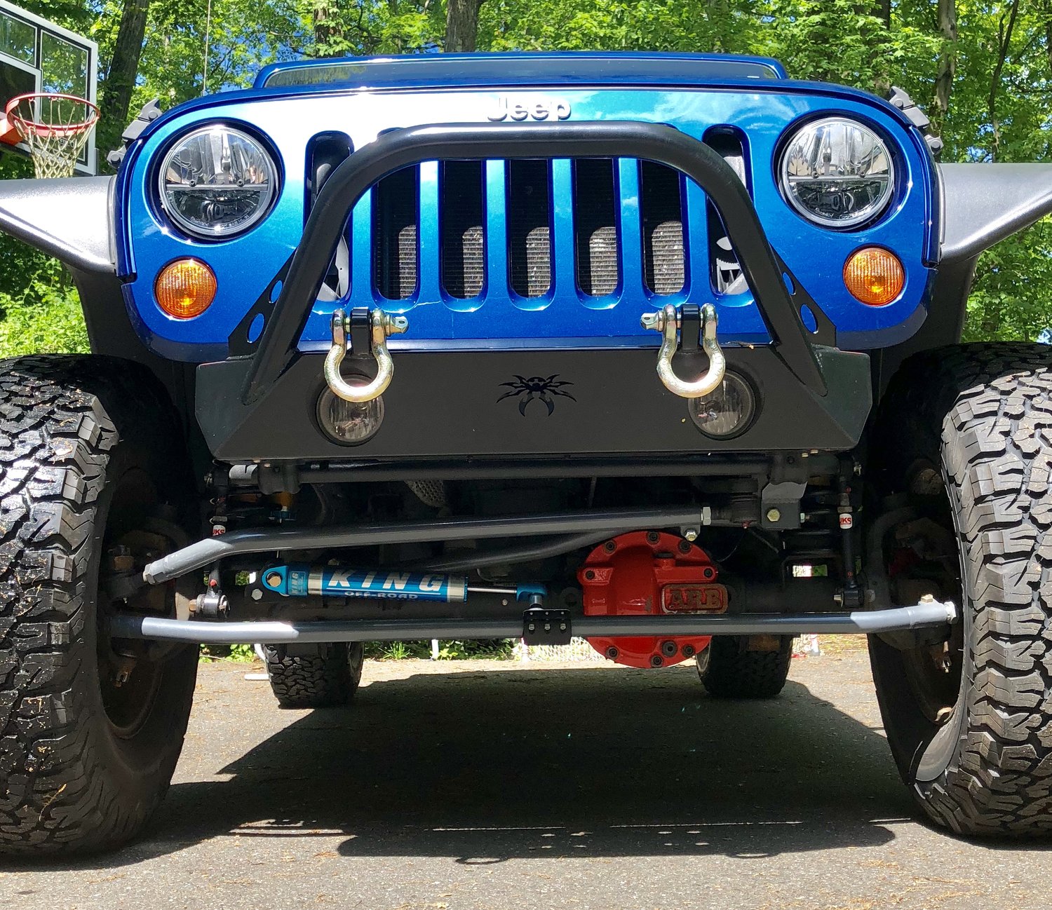 Poison Spyder 17-16-021-DBP1 BFH II Brawler Front Bumper with Brawler ...