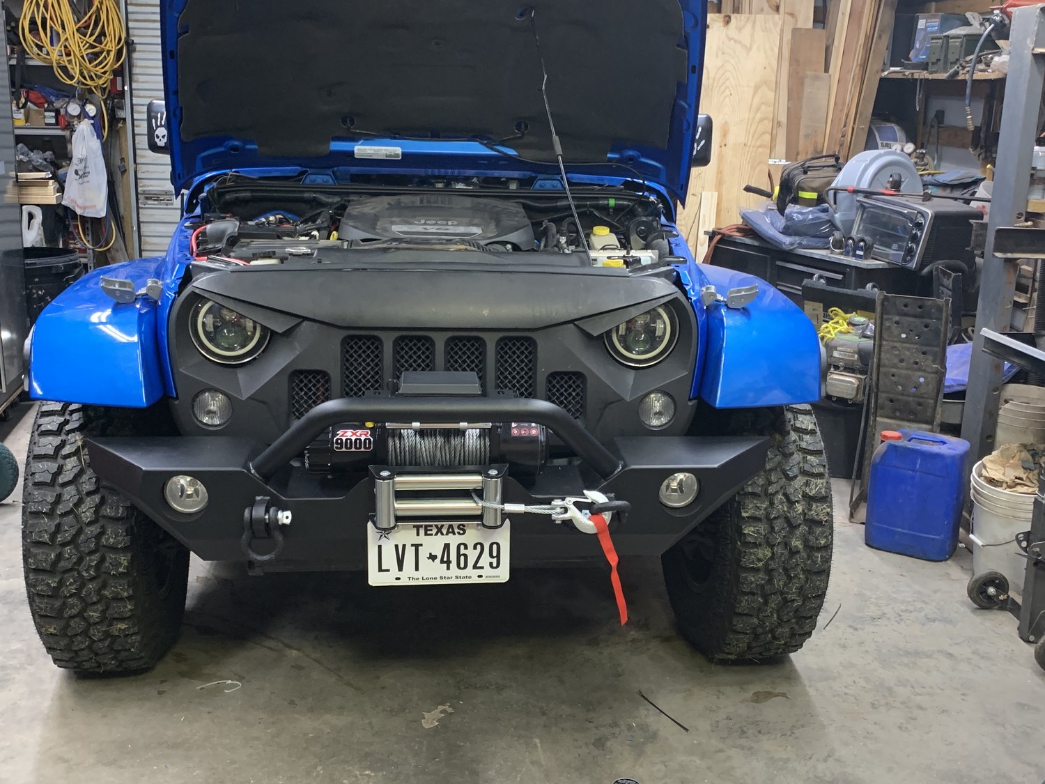 Rampage Products 99306 Rock Rage Front Bumper for 07-23 Jeep Wrangler ...