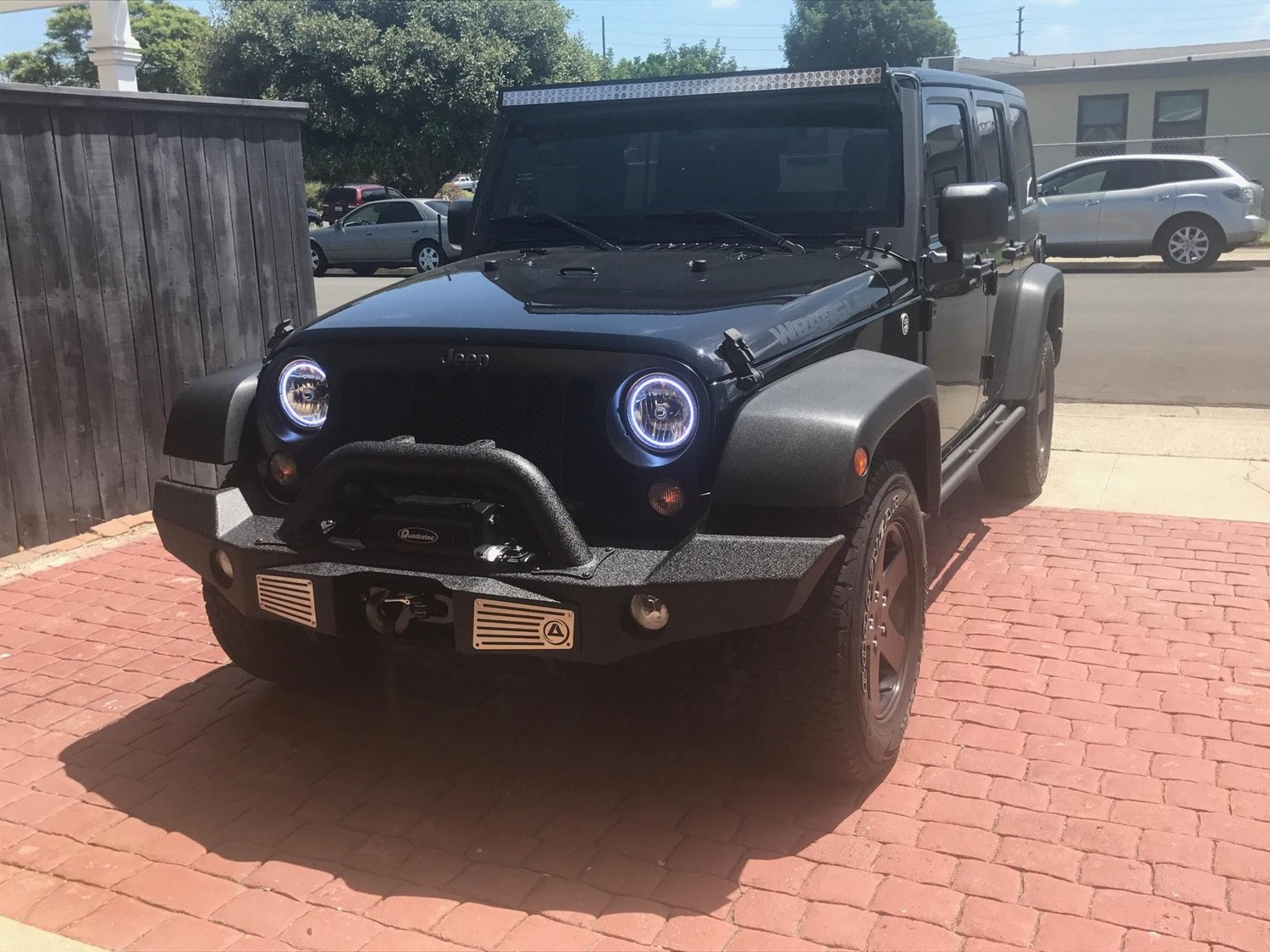 Smittybilt 76892 XRC Front Atlas Bumper for 07-18 Jeep Wrangler JK ...