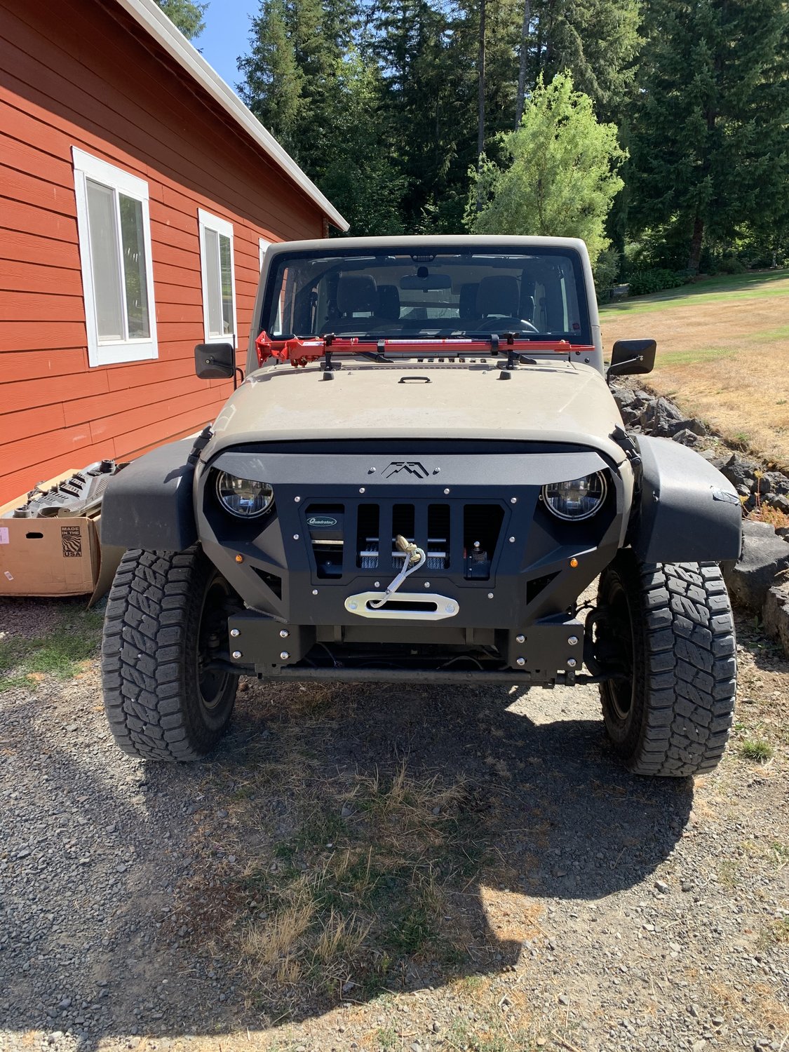 Fab Fours Front Grumper - Wrangler Bumper and Grill | Quadratec