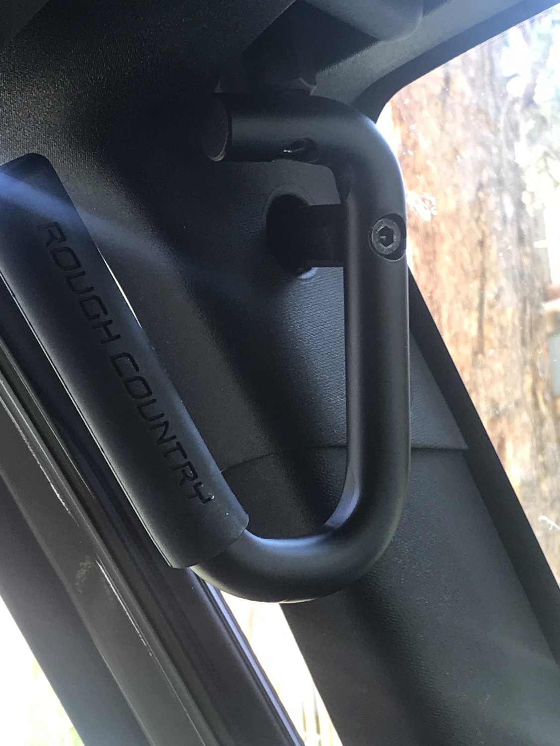 Rough Country Solid Steel Front Grab Handles for 07-18 Jeep Wrangler JK ...