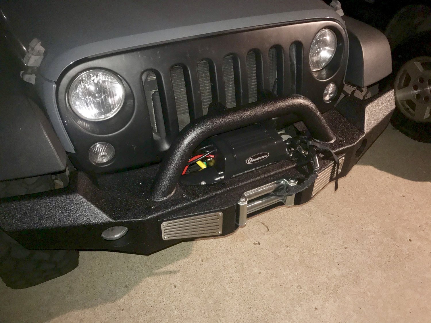 Smittybilt 76892 XRC Front Atlas Bumper for 07-18 Jeep Wrangler JK ...