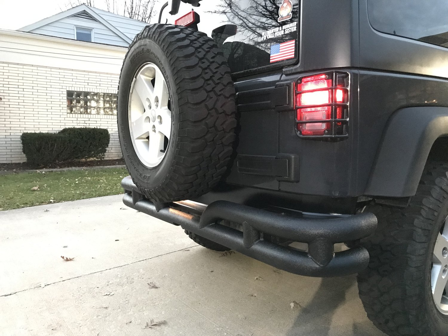Rugged Ridge Rear Tube Bumper for 07-18 Jeep Wrangler JK | Quadratec