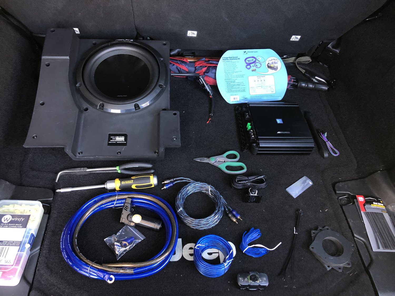 Alpine SBV-10-WRA 10" Water Resistant Subwoofer for 07-18 Jeep Wrangler ...