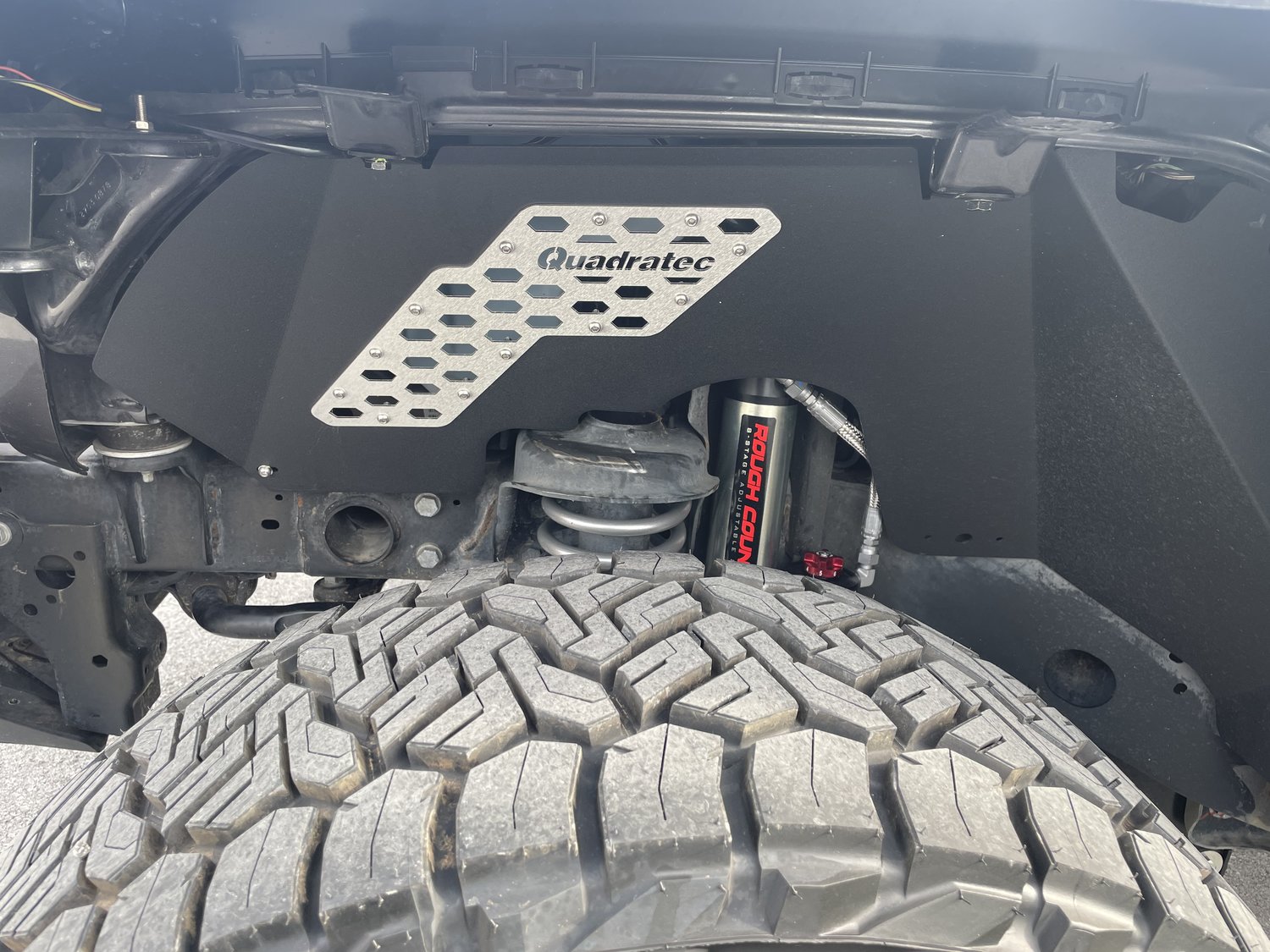 Quadratec Aluminum Inner Fender Liners for 18-24 Jeep Wrangler JL ...