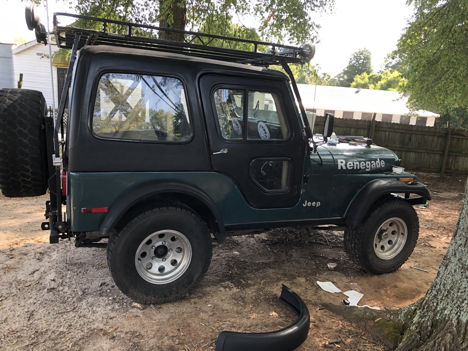 Phoenix Graphix Renegade Vinyl Hood Graphics Kit for 70-95 Jeep CJ ...