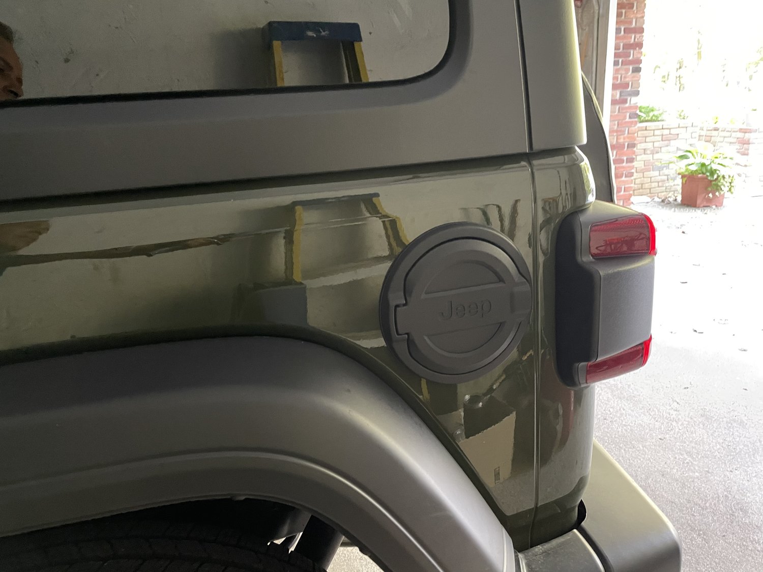 Mopar 82215123 Black Fuel Door for 18-22 Jeep Wrangler JL | Quadratec