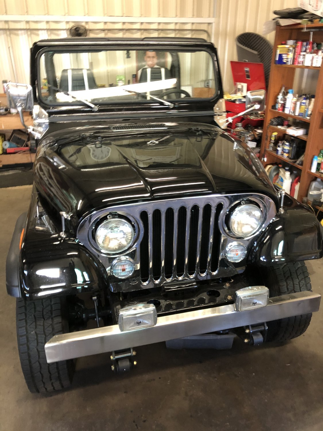 Mopar 82208105 Grille Overlay in Chrome for Jeep CJ-5, CJ-7 & CJ-8 ...