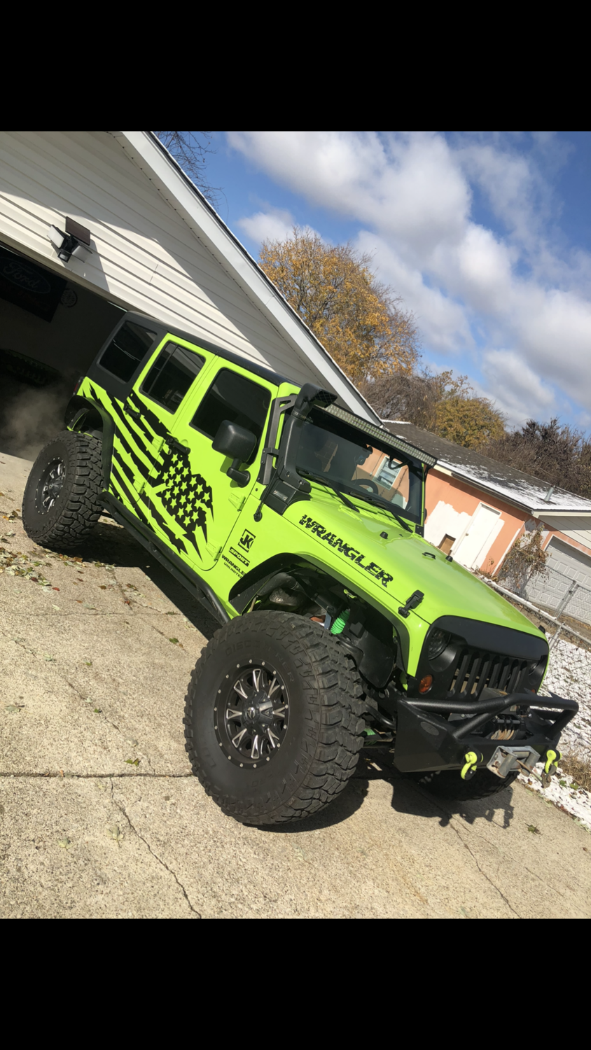 Drake Off Road D-OG-RDM-JP OG Innovations Radium Decal for 07-18 Jeep ...