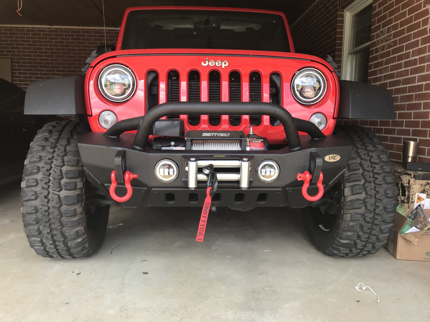 Smittybilt 76807LT XRC Gen2 Front Bumper for 07-18 Jeep Wrangler JK ...