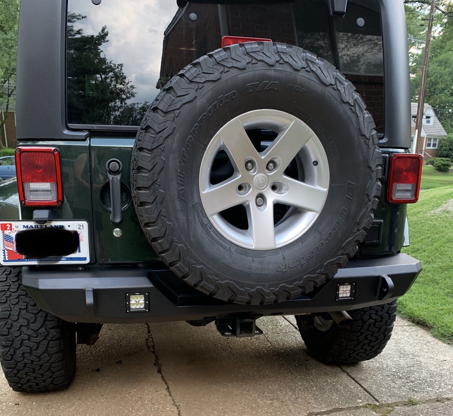 Quadratec Mid Width Rear Bumper for 07-18 Jeep Wrangler JK | Quadratec