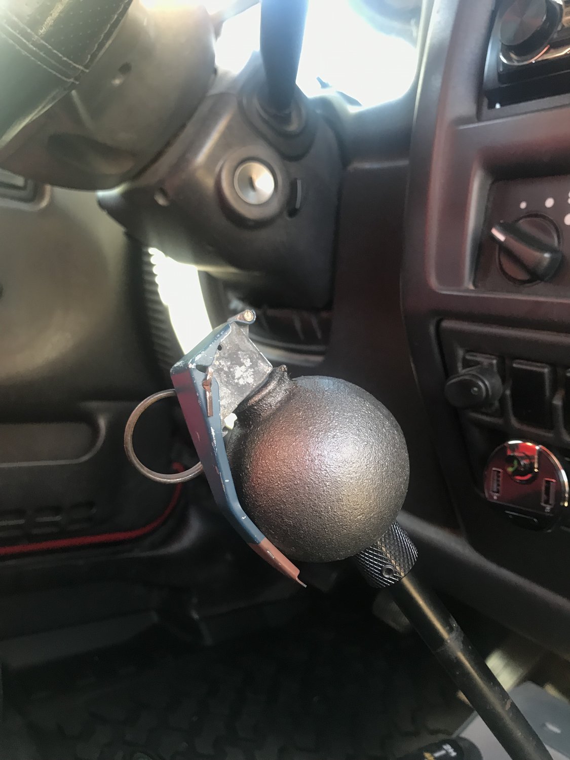 RockNob RN-U-202 WWII Style Baseball Grenade Shift Knob | Quadratec
