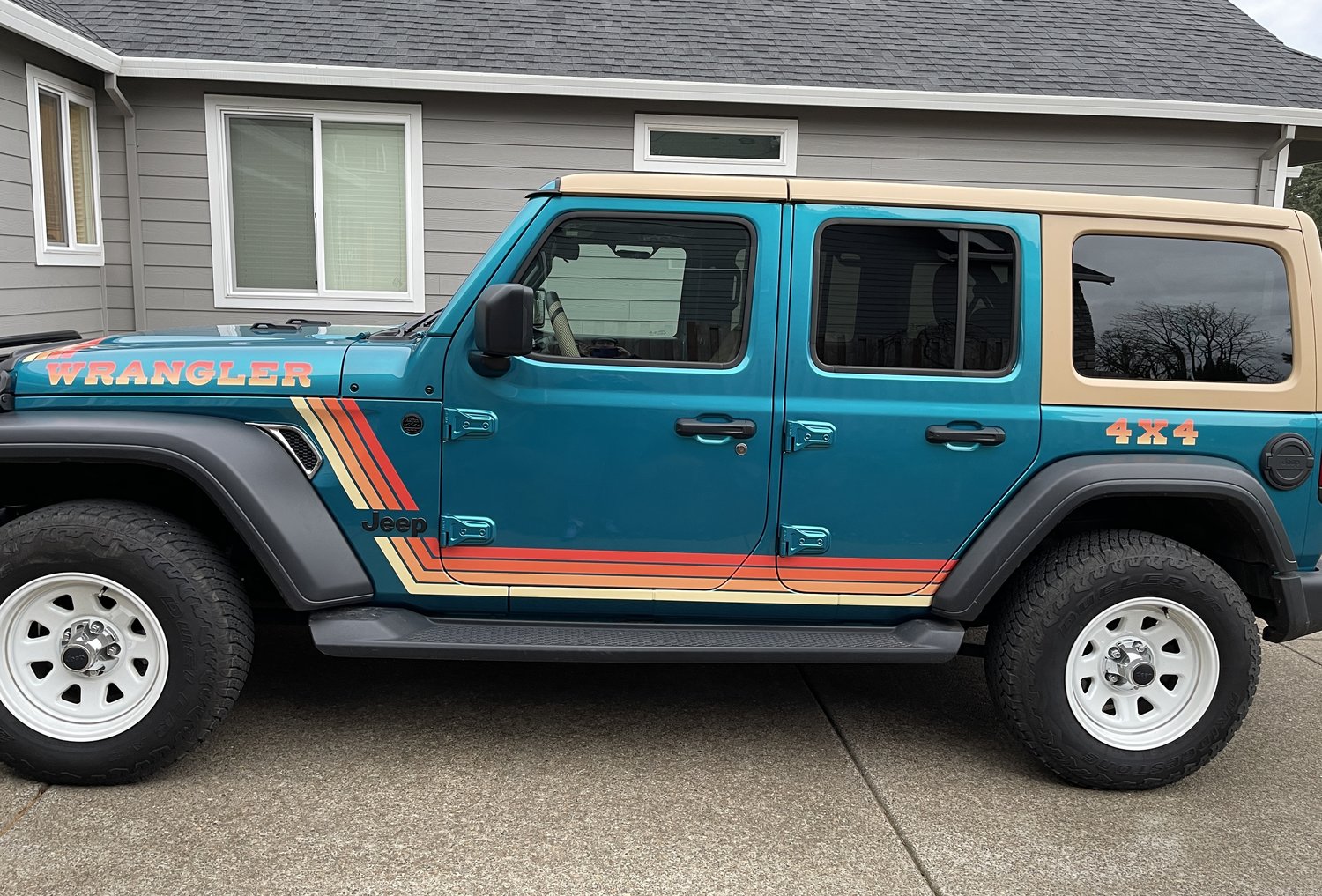 Quadratec CJ Retro Alloy Wheel for 07-24 Jeep Wrangler JK, JL and ...