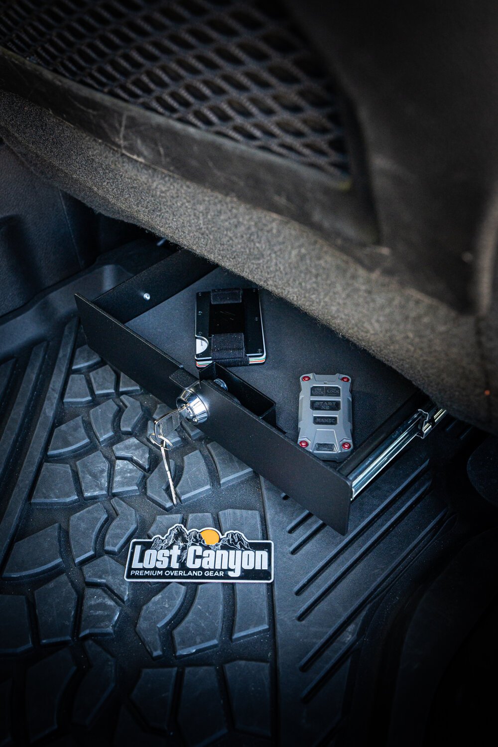 Lost Canyon Under Seat Security Box for 18-25 Jeep Wrangler JL Unlimited 4-Door & Gladiator JT ...
