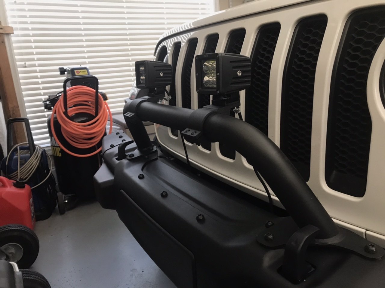 Mopar 82215729 Winch Guard Light Mounting Bracket for 18-24 Jeep ...