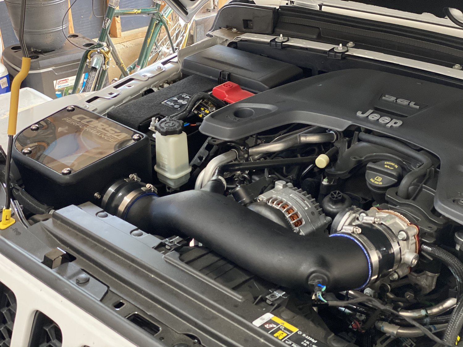 Corsa Performance Closed Box Intake System for 18-24 Jeep Wrangler JL ...