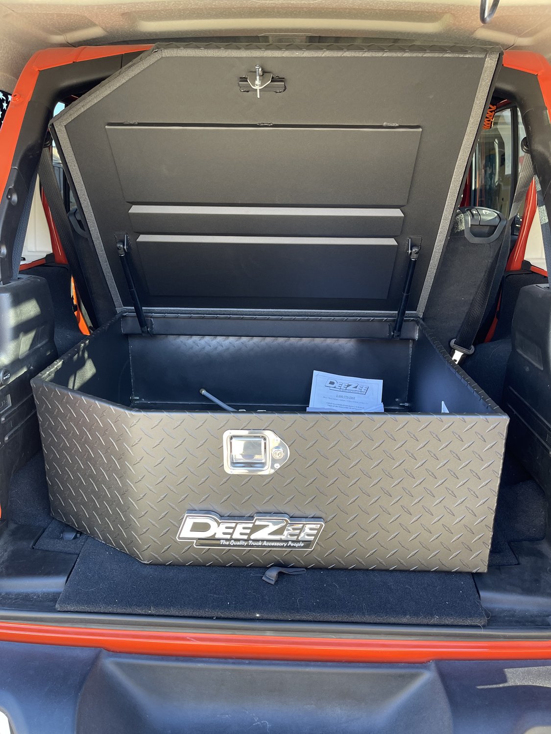 Dee Zee Locking Tool Box for 07-20 Jeep Wrangler JK & JL Unlimited 4 ...