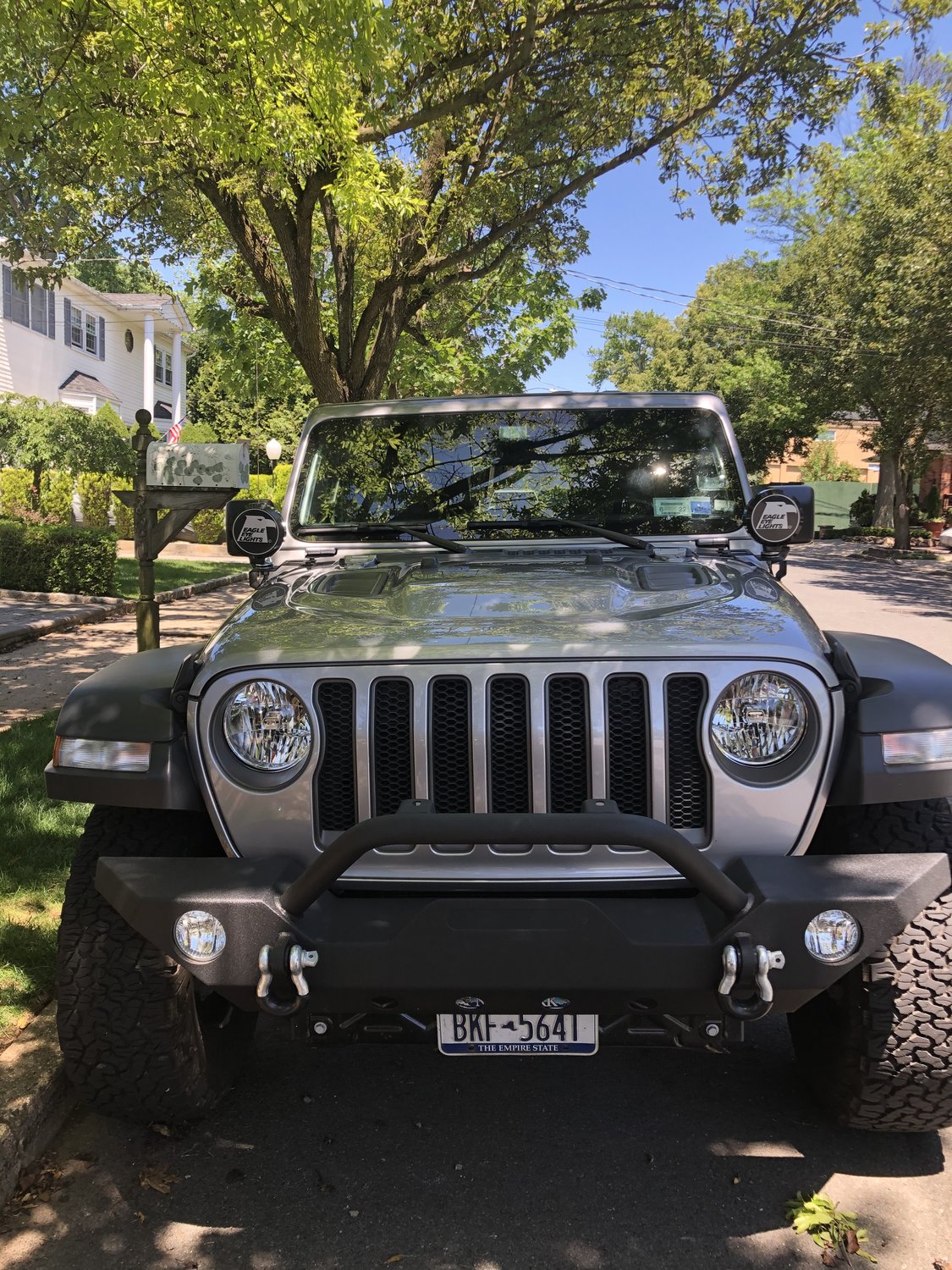 TACTIK HD Front Bumper w/ Hoop for 18-20 Jeep Wrangler JL & Gladiator ...