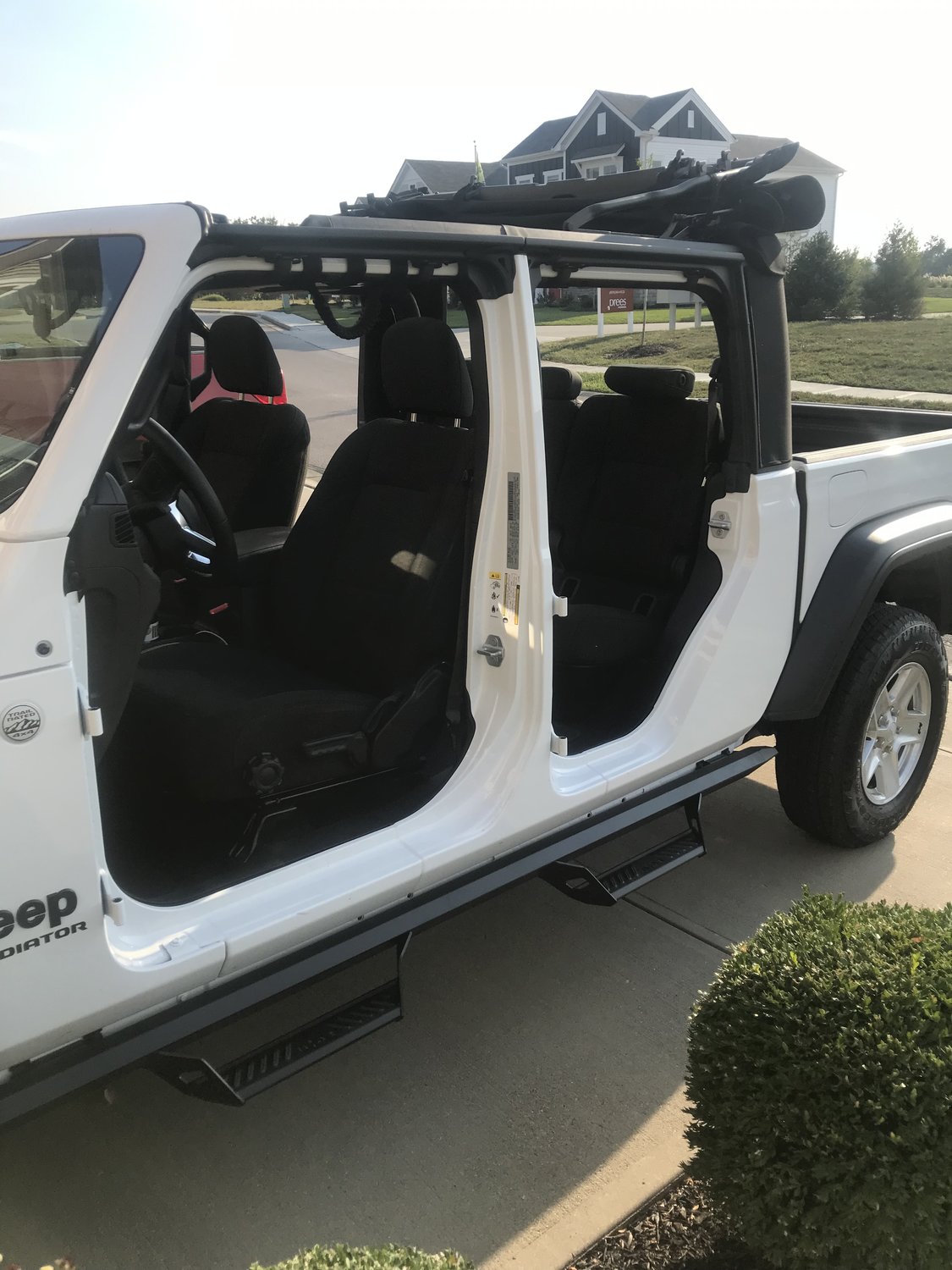 N-FAB PRJ1980T-TX Predator Pro Nerf Steps for 20-22 Jeep Gladiator JT ...