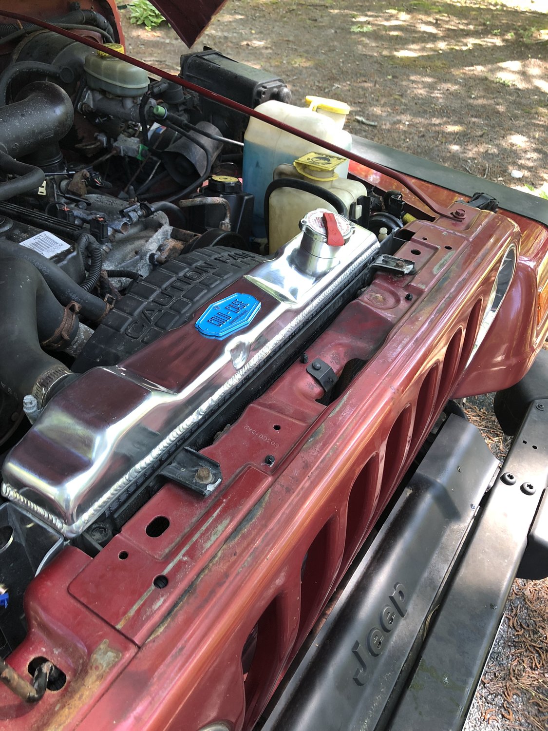 Cold Case MOJ991A Aluminum Performance Radiator for 87-06 Jeep Wrangler ...