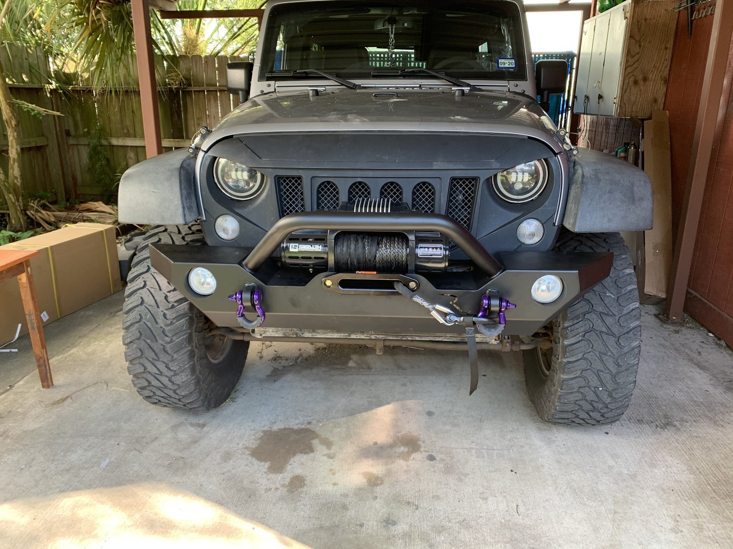 Rampage Products 99306 Rock Rage Front Bumper for 07-23 Jeep Wrangler ...