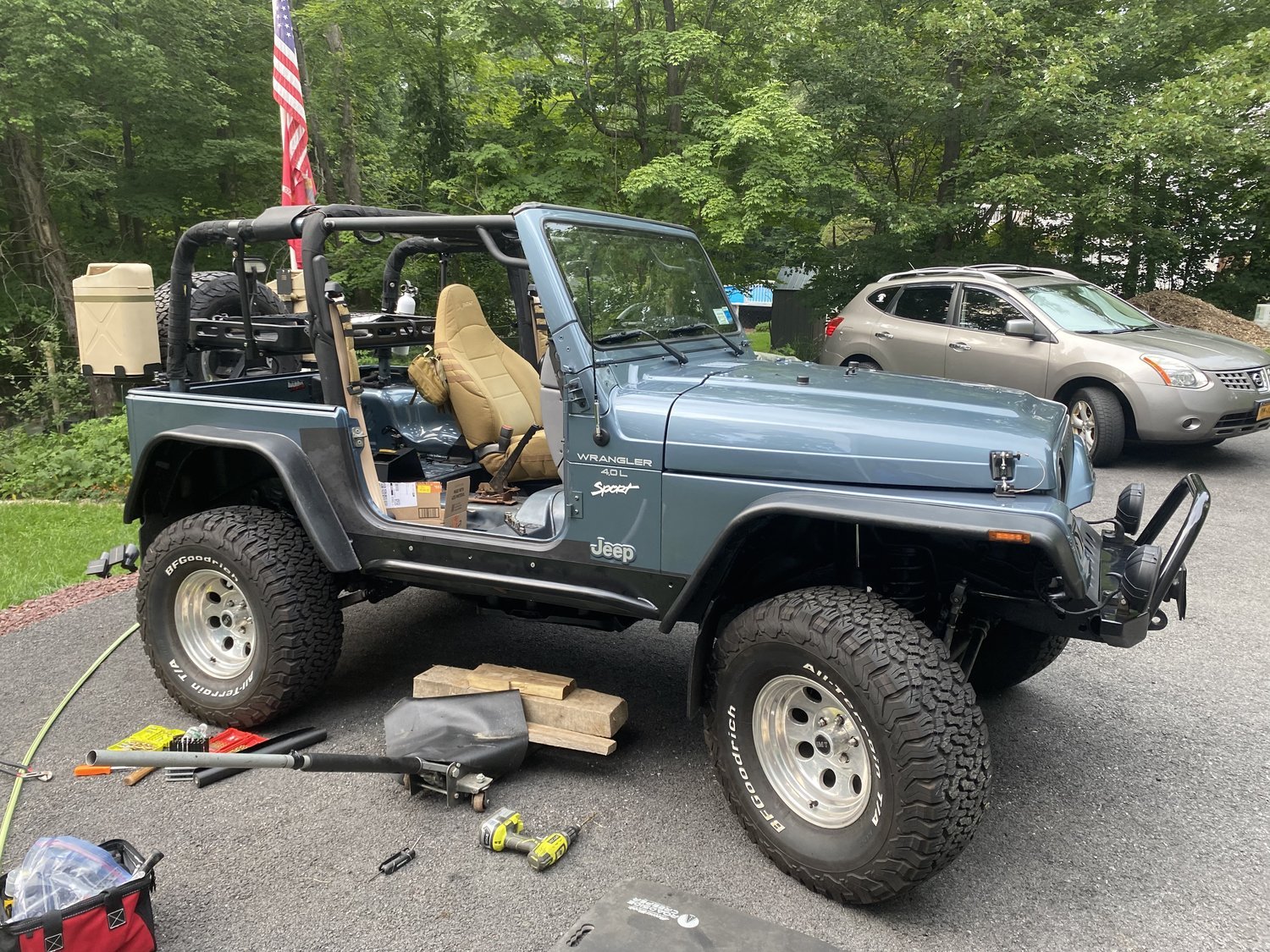 Rock Hard 4X4 Rocker Sliders with Tubing for 97-06 Jeep Wrangler TJ ...