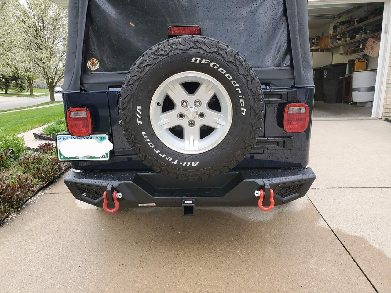 Carnivore Rear Bumper for 87-06 Jeep Wrangler YJ, TJ & Unlimited ...