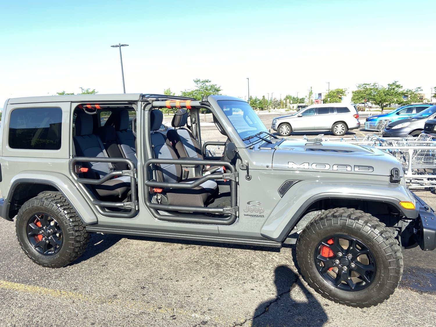 Mopar 77072498AC Front and Rear Tube Doors for 18-24 Jeep Wrangler JL ...