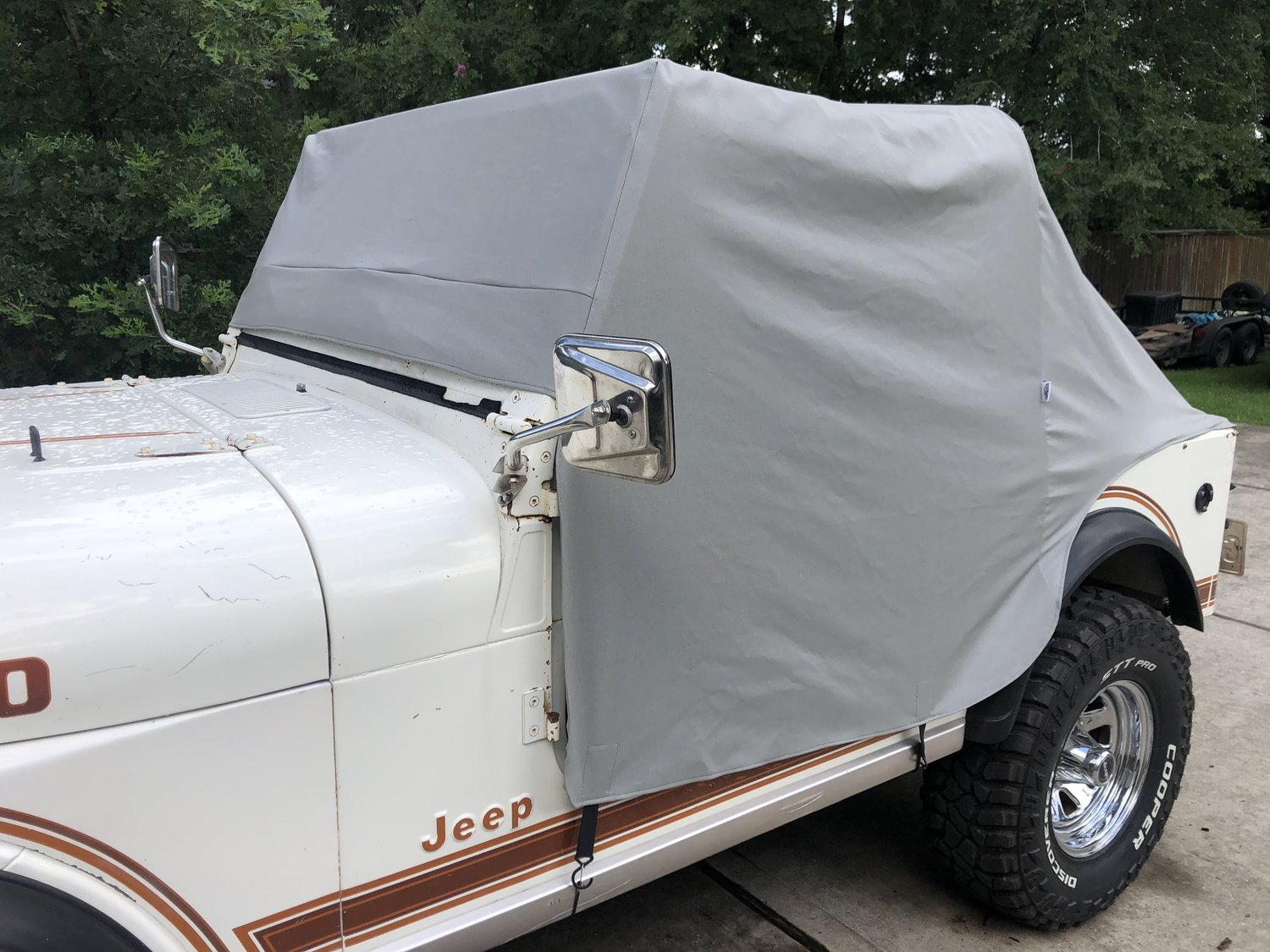 Crown Automotive CC10009 Cab Cover for 76-86 Jeep CJ-7 | Quadratec