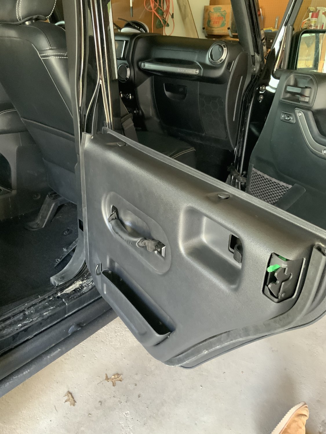 Rugged Ridge 11509.02 Rear Half Doors for 07-18 Jeep Wrangler Unlimited JK 4 Door | Quadratec