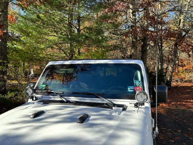 Quadratec JLJT-CBFMK Stainless Steel Fender Mount CB Antenna Kit for 18 ...