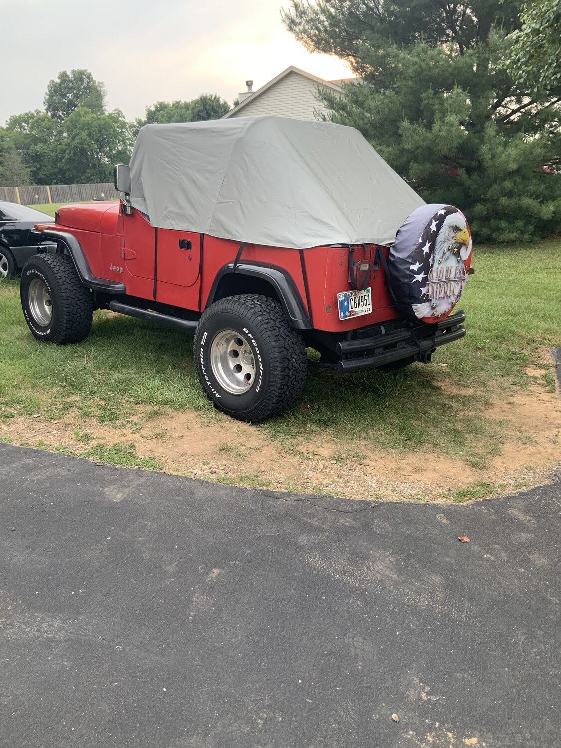 Crown Automotive CC10109 Vinyl Cab Cover for 87-91 Jeep Wrangler YJ ...