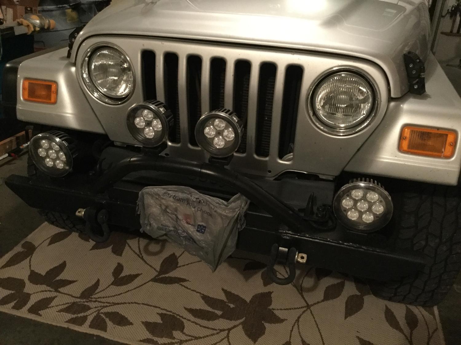 Quadratec 6" Round LED Lights with Wiring Harness | Quadratec