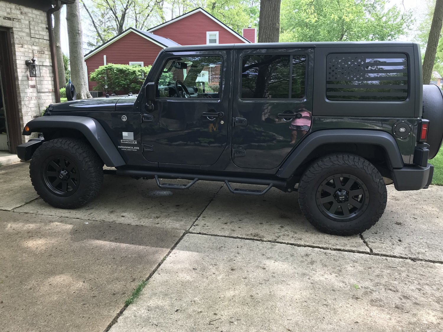 TACTIK T-741 Wheel in Matte Black for 07-22 Jeep Wrangler JL, JK ...