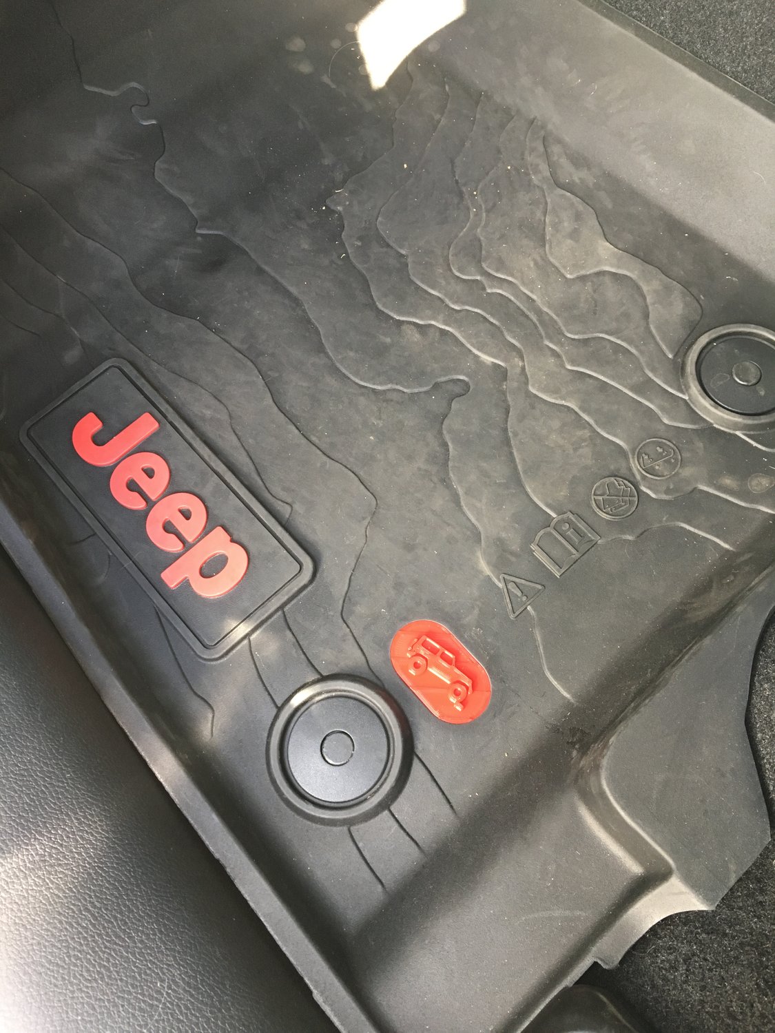 Mopar All-Weather Front & Rear Floor Liner Set for 18-24 Jeep Wrangler ...