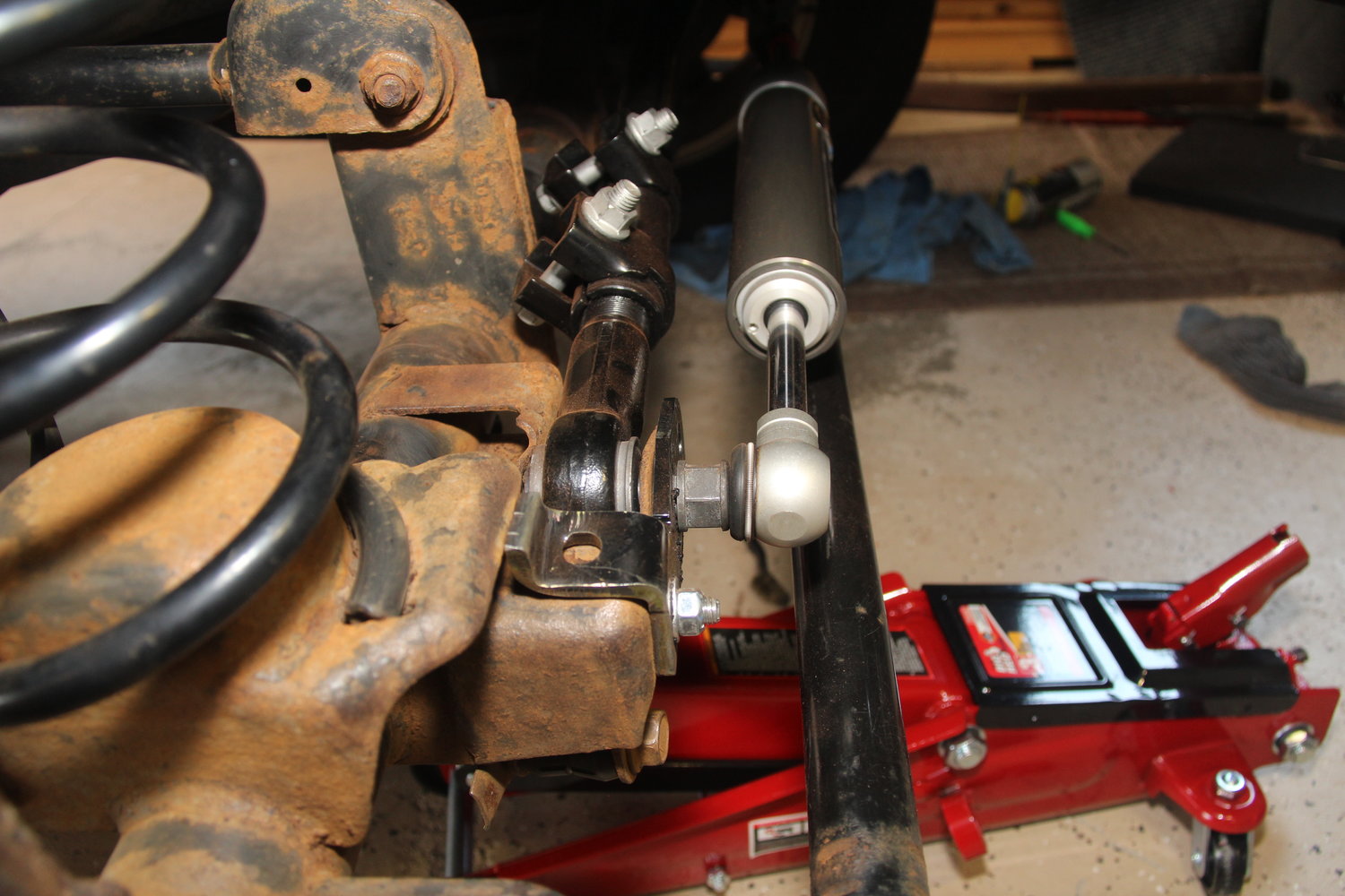 JKS Manufacturing OGS162 Steering Stabilizer Relocation Bracket for 07 ...