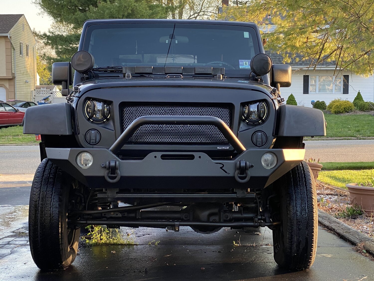 Rampage Products 99306 Rock Rage Front Bumper for 07-23 Jeep Wrangler ...