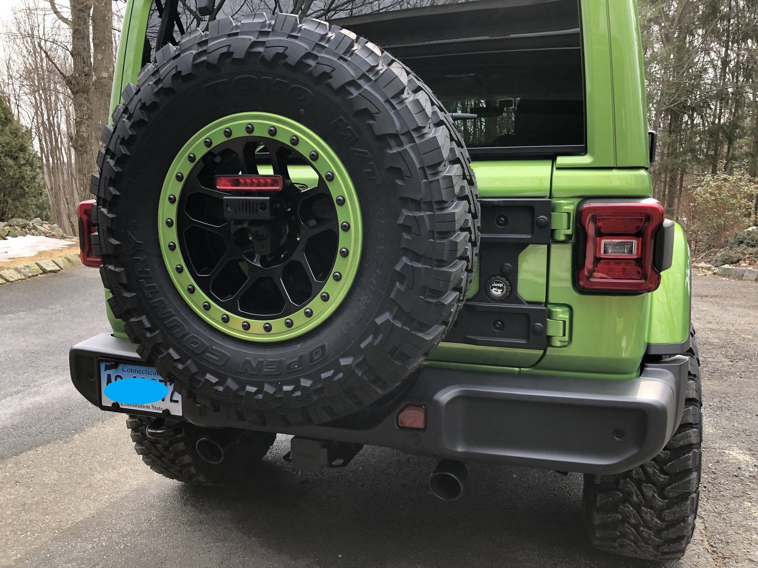 Mopar 82215349AB Center High Mounted 3rd Brake Light Relocation Kit for ...