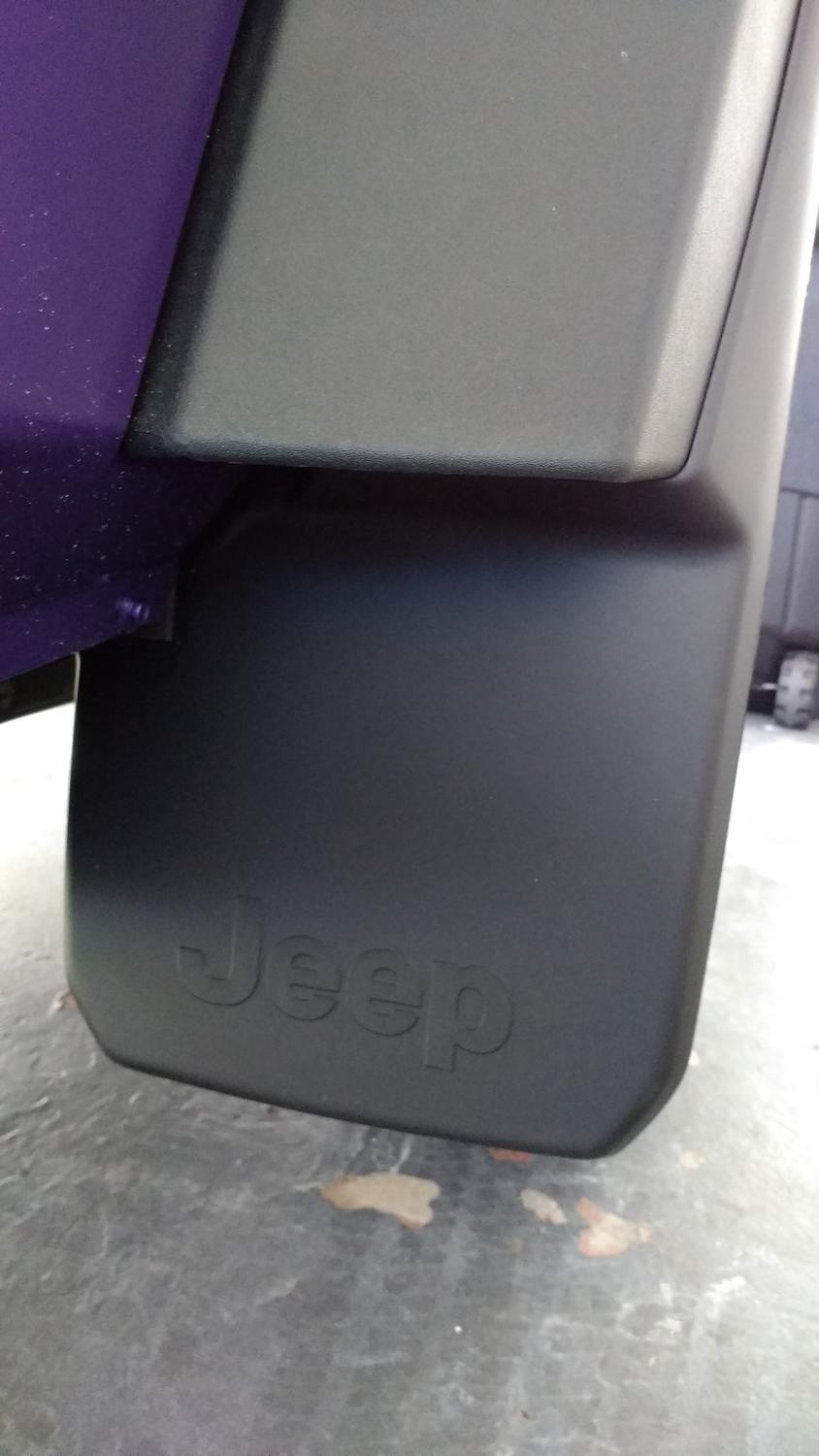 Mopar 82210233 Jeep Logo Front Splash Guards for 07-18 Jeep Wrangler JK ...