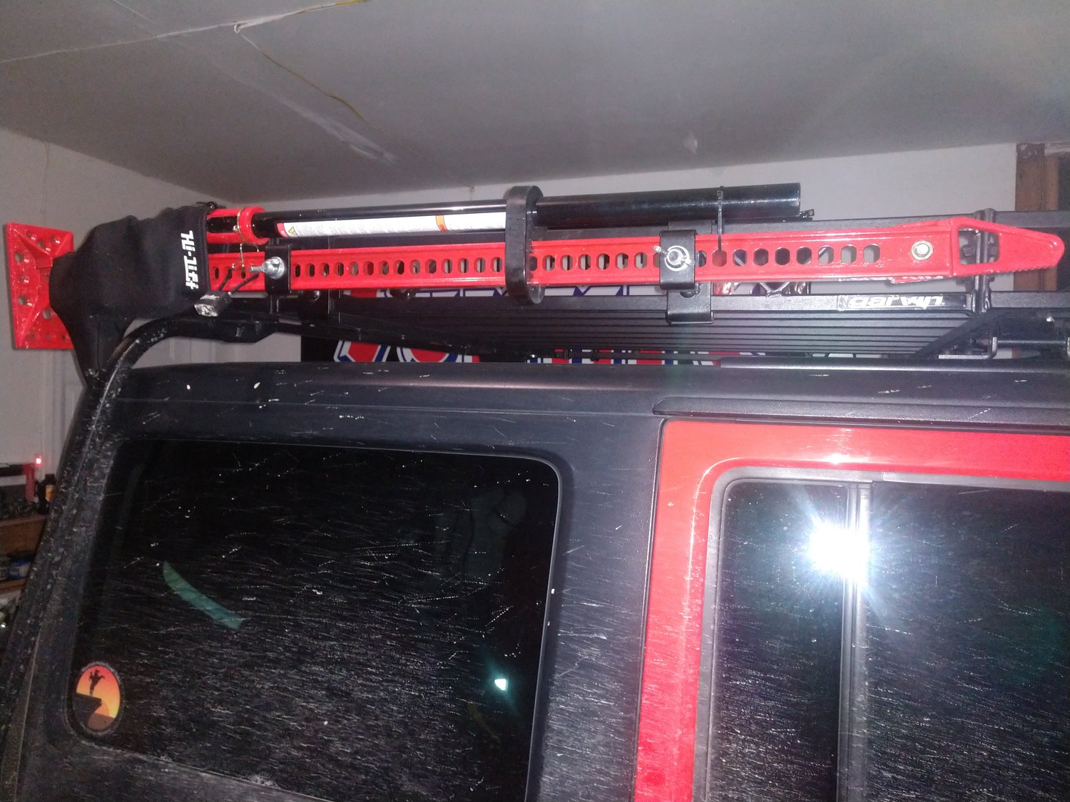 Garvin Hi-Lift Jack Mount for Garvin Wilderness Rack | Quadratec