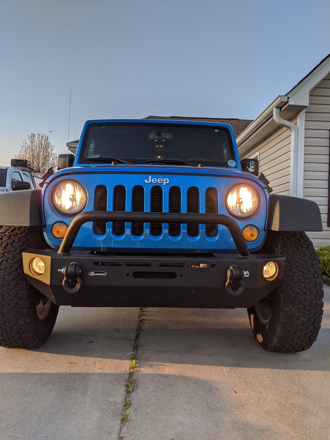 Quadratec QRC Front Winch Ready Bumper for 07-18 Jeep Wrangler JK ...