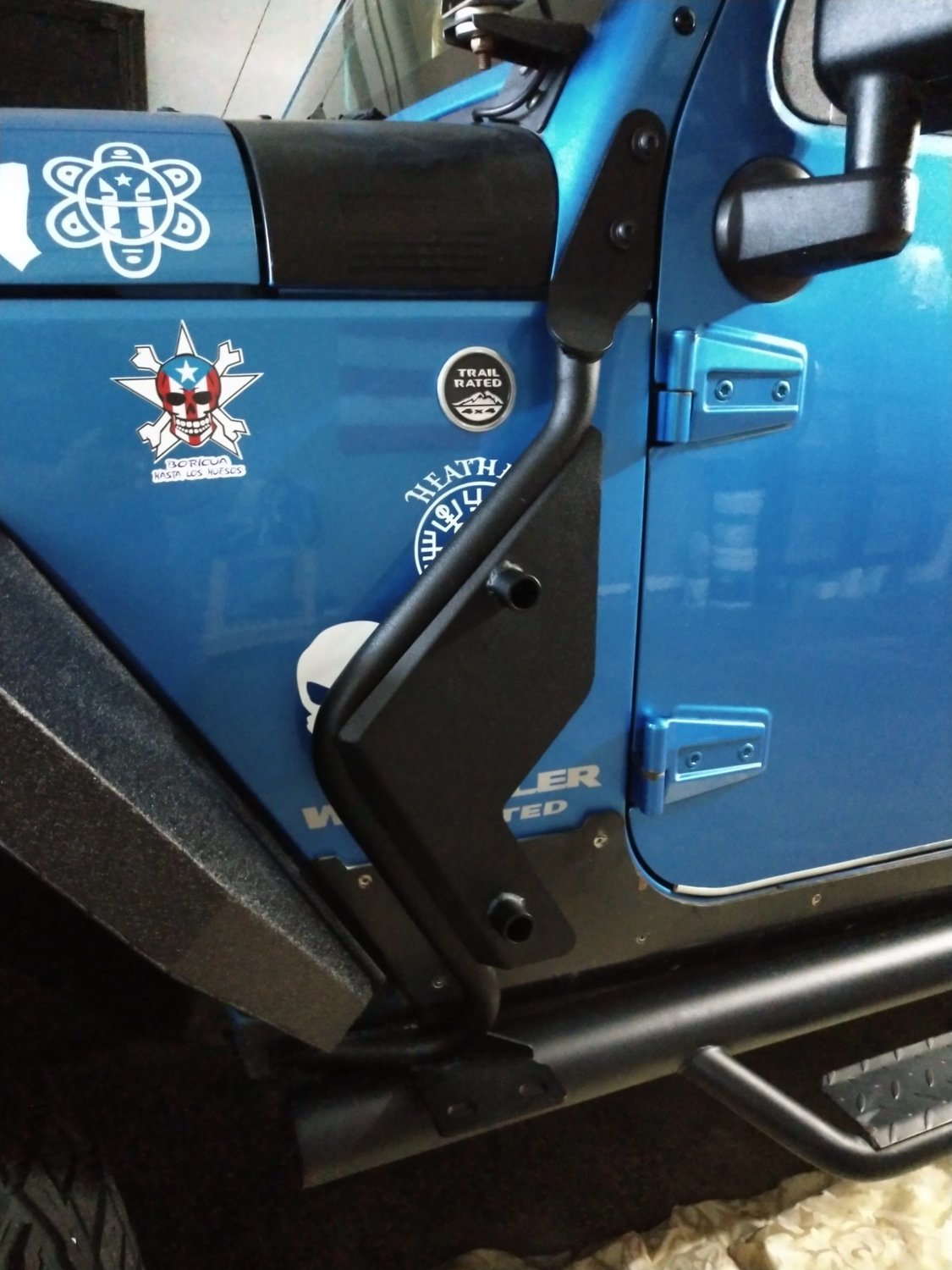 Go Rhino 701003T Exterior Jack Mount for 07-18 Jeep Wrangler JK ...