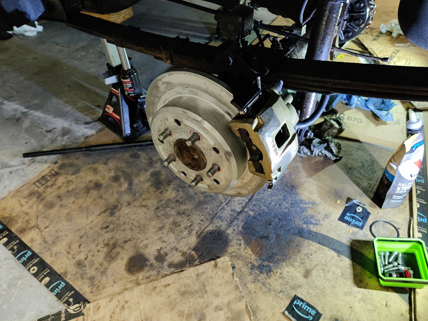 Teraflex 4354420 Rear Disc Brake Kit for 91-06 Jeep Cherokee XJ, Grand ...